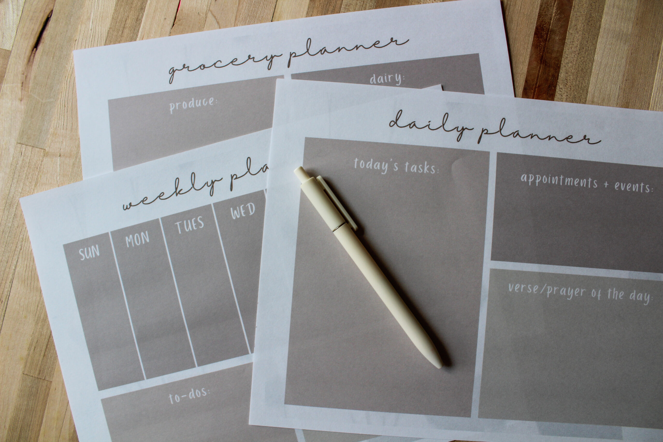 4 in 1 Planner - Your Anointed Home
