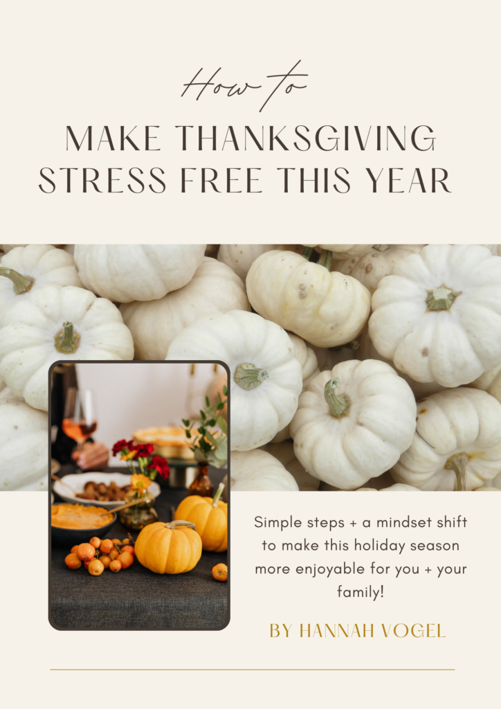 How to Make Thanksgiving Stress-Free This Year - Your Anointed Home